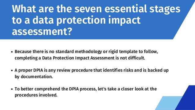 What is a data protection impact assessment? | PDF