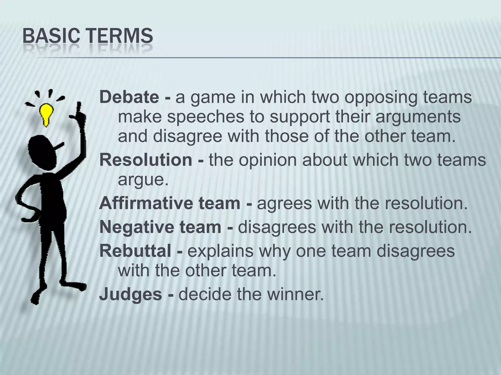 What is a debate | PPTX