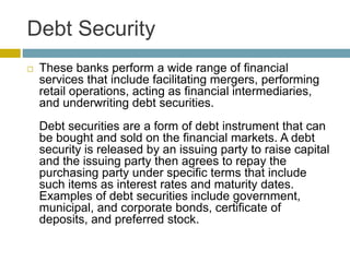 What is a Debt Security? | PPTX