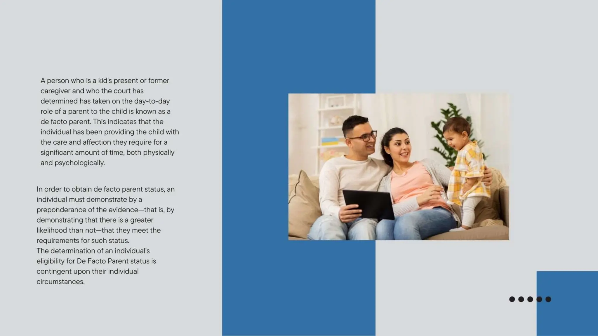 What Is a De Facto Parent & its Requirements?? | PPTX