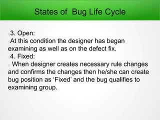 What is a Defect Life Cycle in Software Testing | PPTX | Technology ...