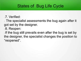 What is a Defect Life Cycle in Software Testing | PPTX | Technology ...