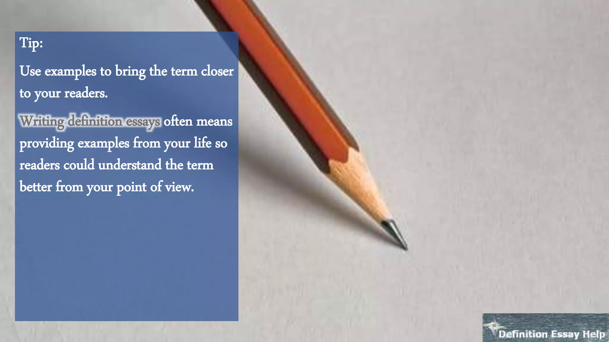 What Is a Definition Essay and How to Write It | PPTX