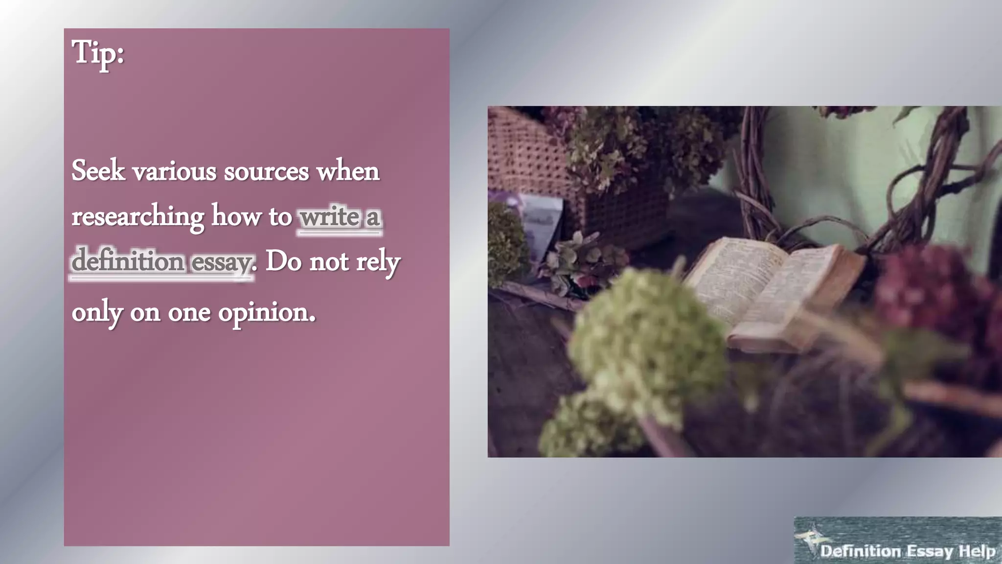 What Is a Definition Essay and How to Write It | PPTX