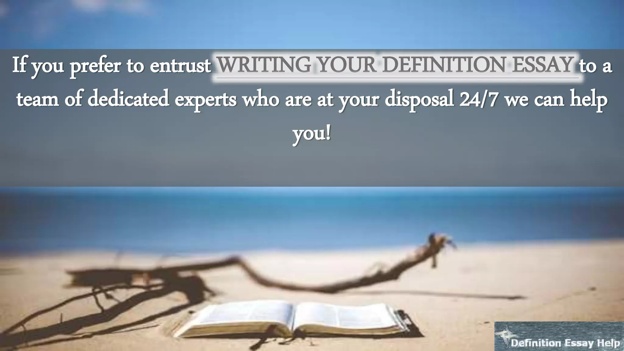 What Is a Definition Essay and How to Write It | PPTX