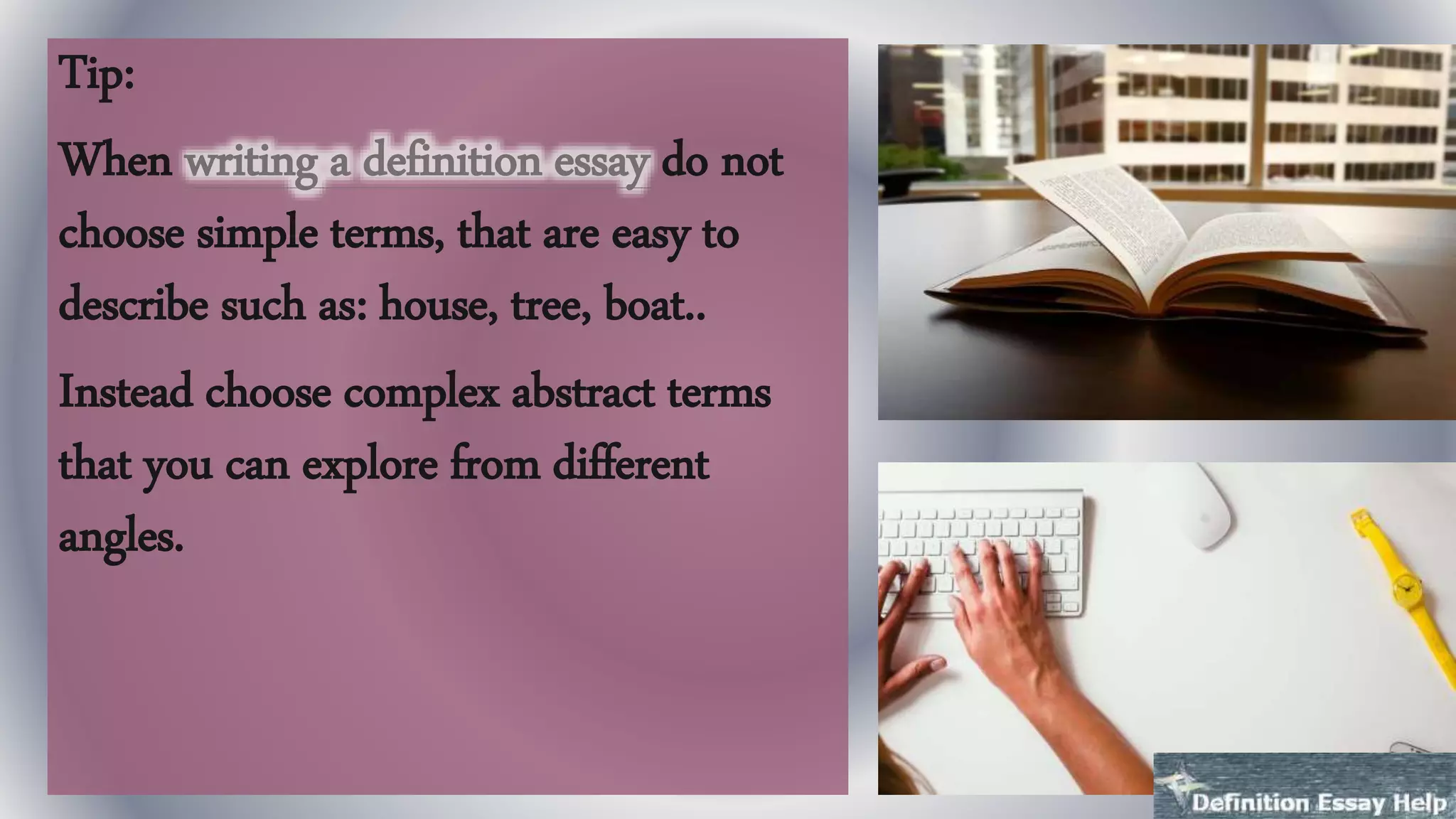 What Is a Definition Essay and How to Write It | PPTX