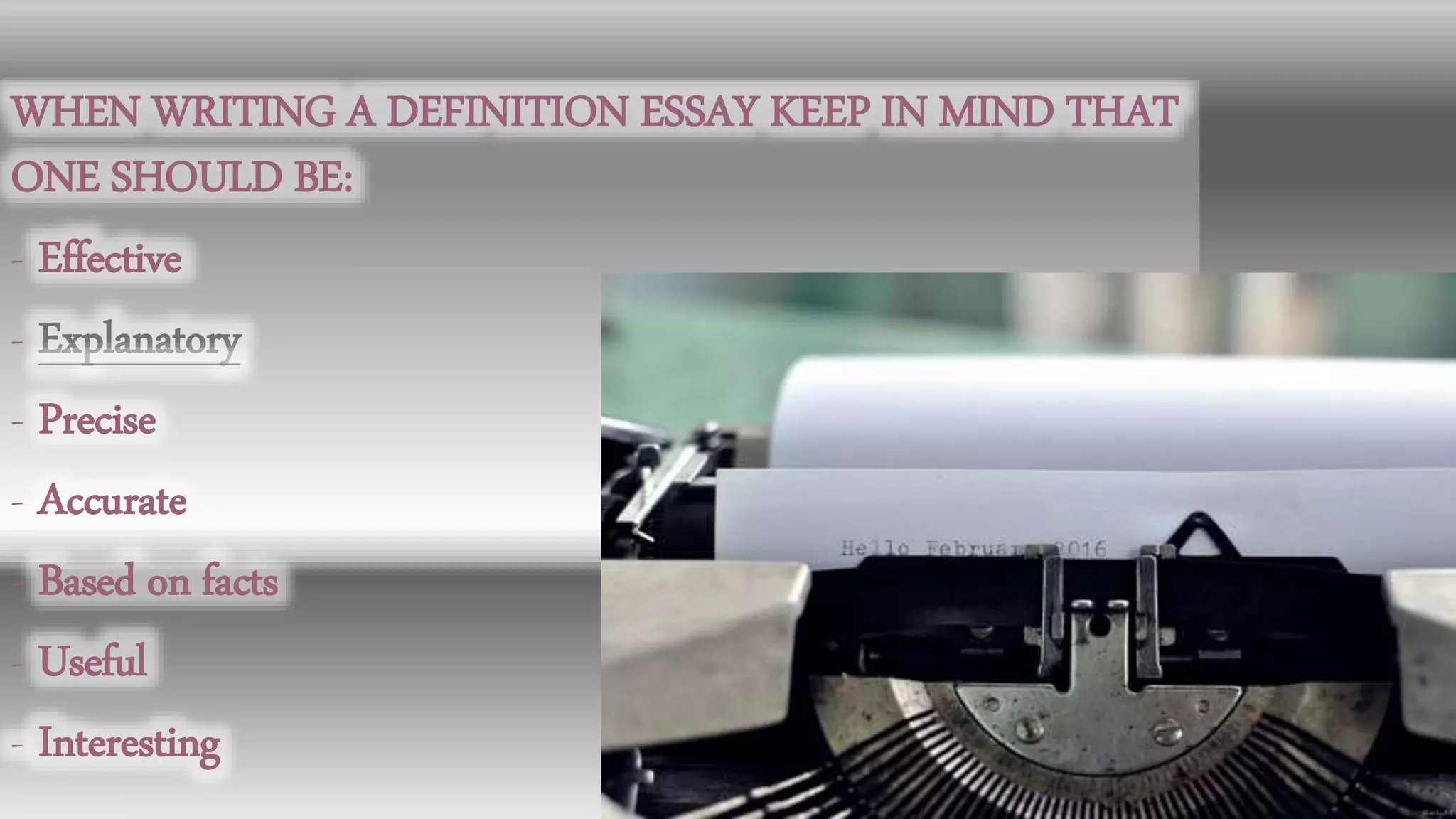 What Is a Definition Essay and How to Write It | PPTX