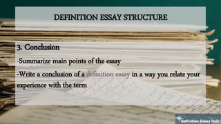 What Is a Definition Essay and How to Write It | PPTX