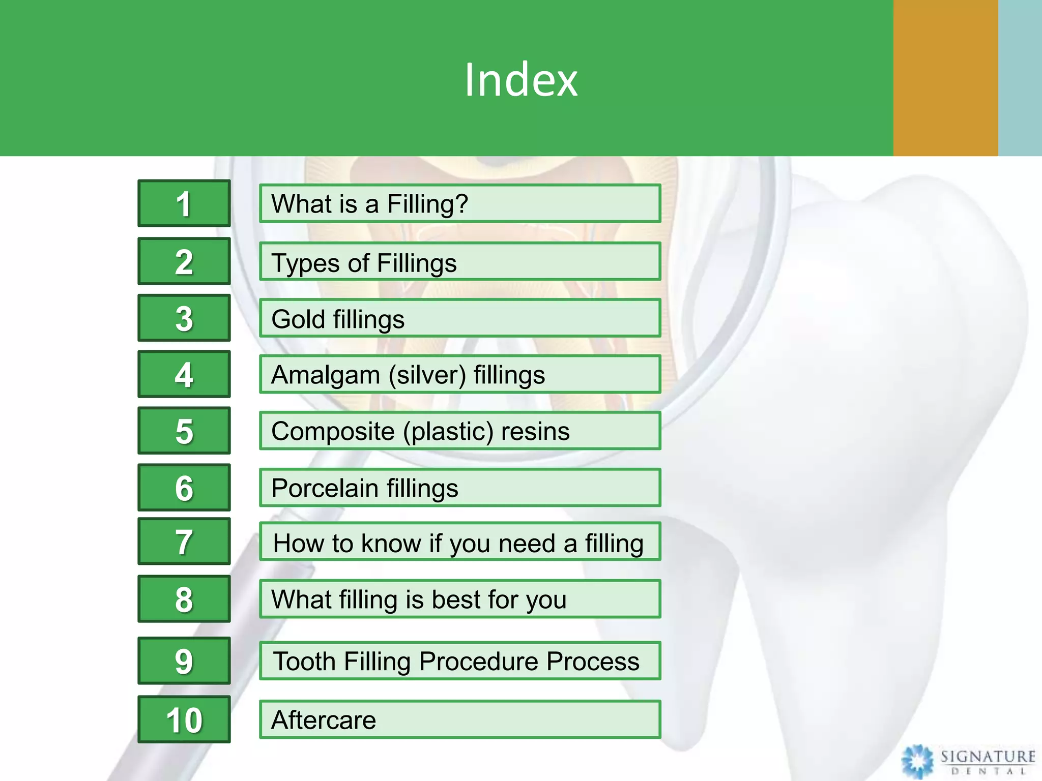 What is a Dental Filling by Signature Dental | PPT