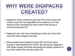 What is a digipack | PPTX
