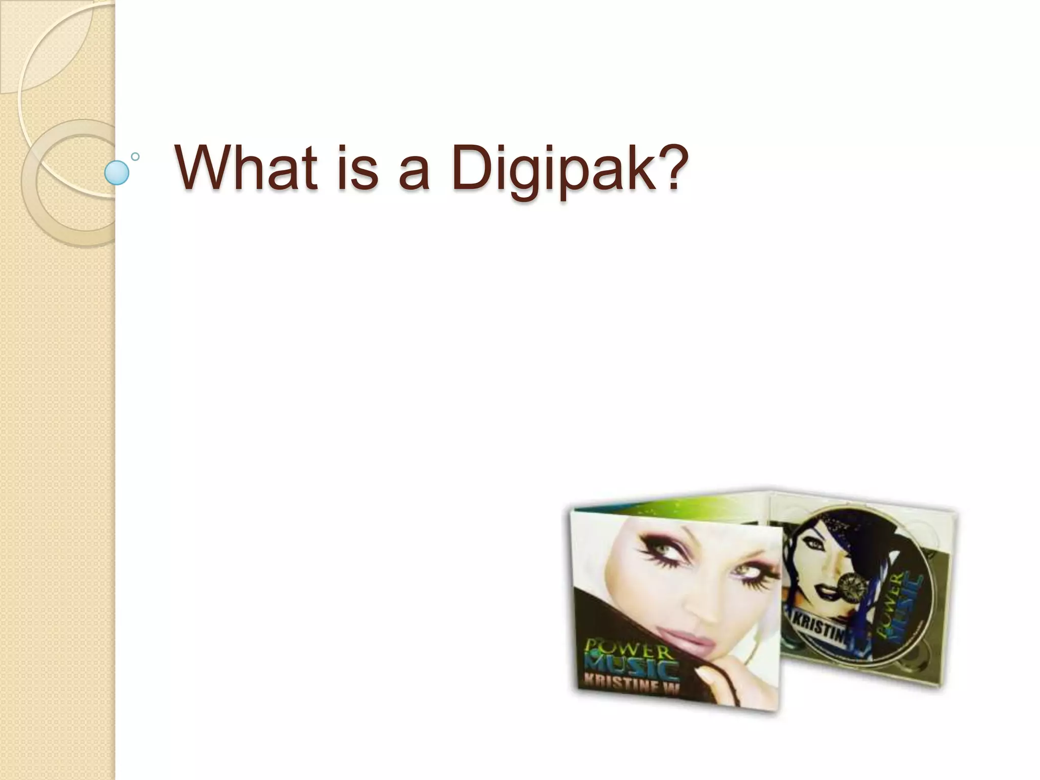 What is a digipak | PPT