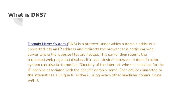 what is a dns | PPTX