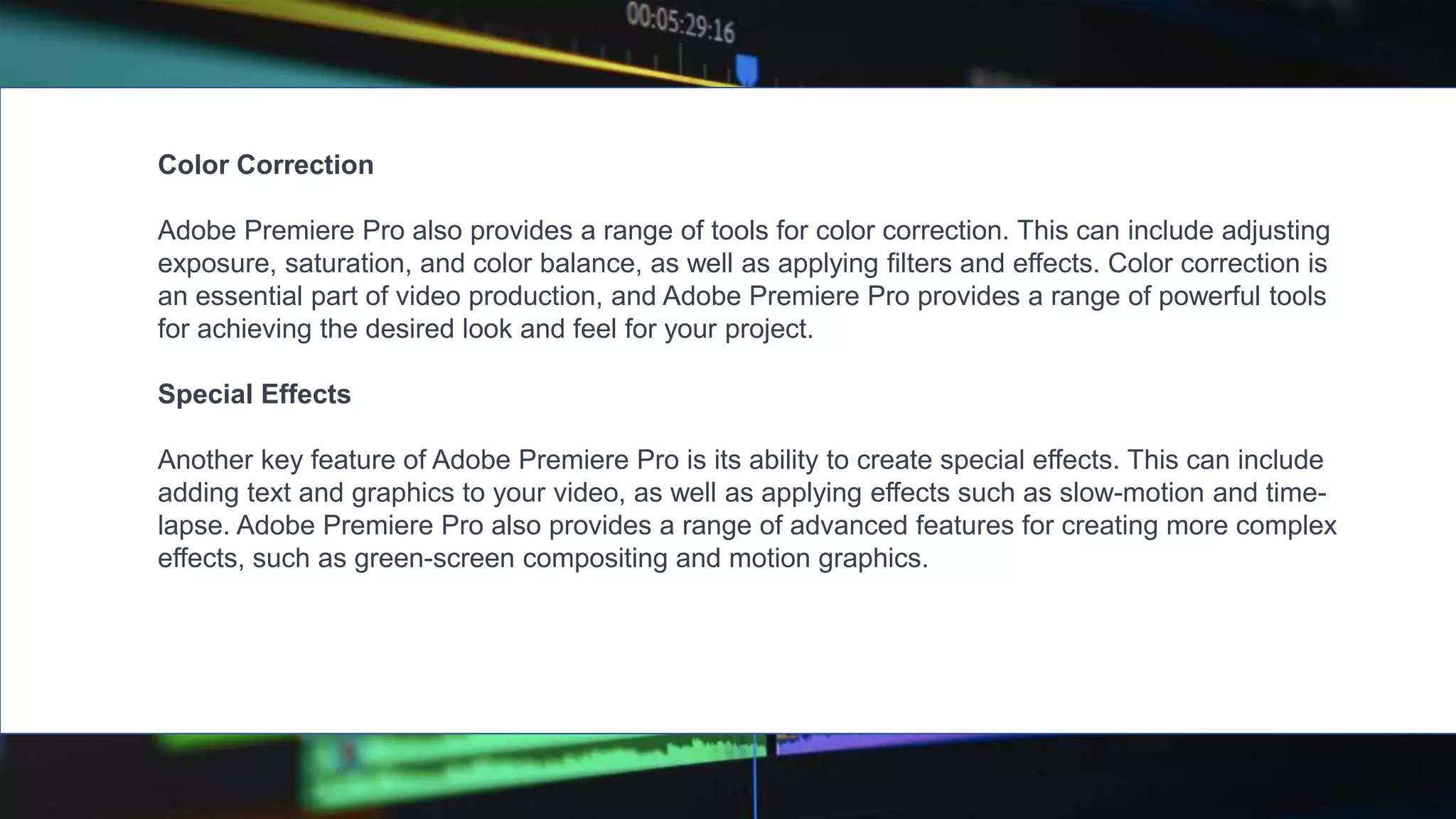 What is Adobe Premiere Pro Used For.pptx