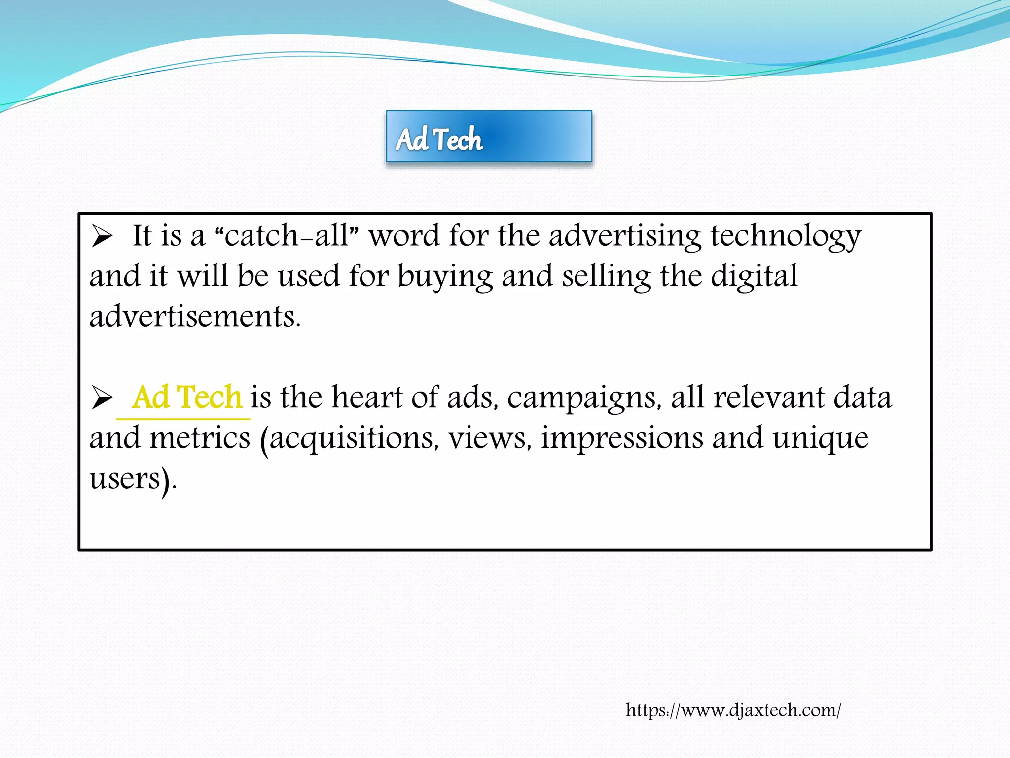 What is ad tech and its types | PPTX
