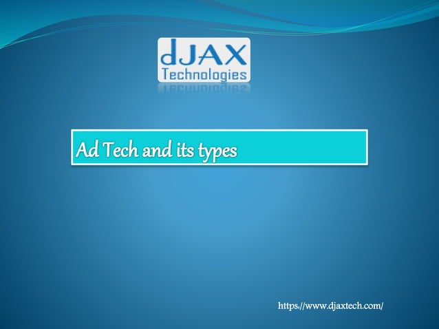 What is ad tech and its types | PPTX