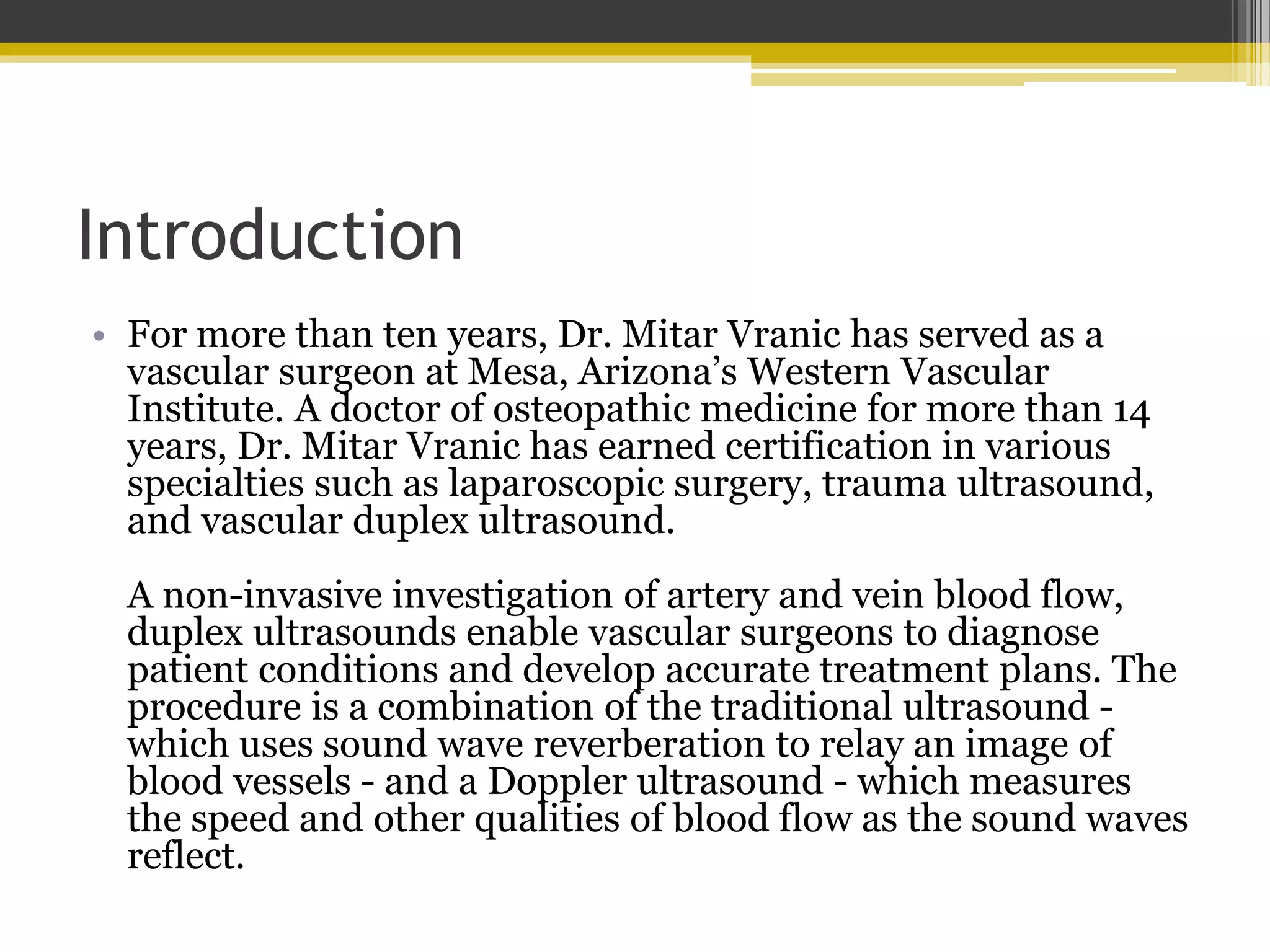 What Is a Duplex Ultrasound? | PPTX