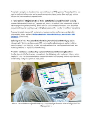 What is Advanced Planning and Scheduling? Empowering Businesses with ...