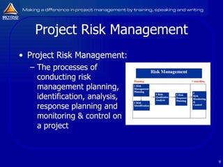 What is Advanced Project Risk Management? | PPT