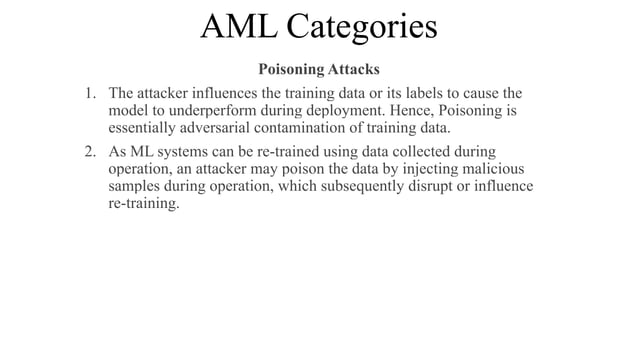 What Is Adversarial Machine Learning.pptx