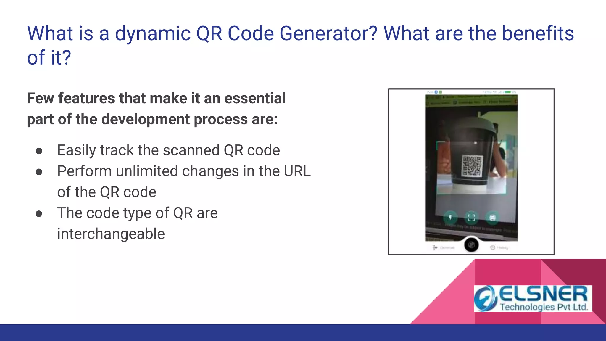 What is a dynamic qr code generator what are the benefits of it | PPT