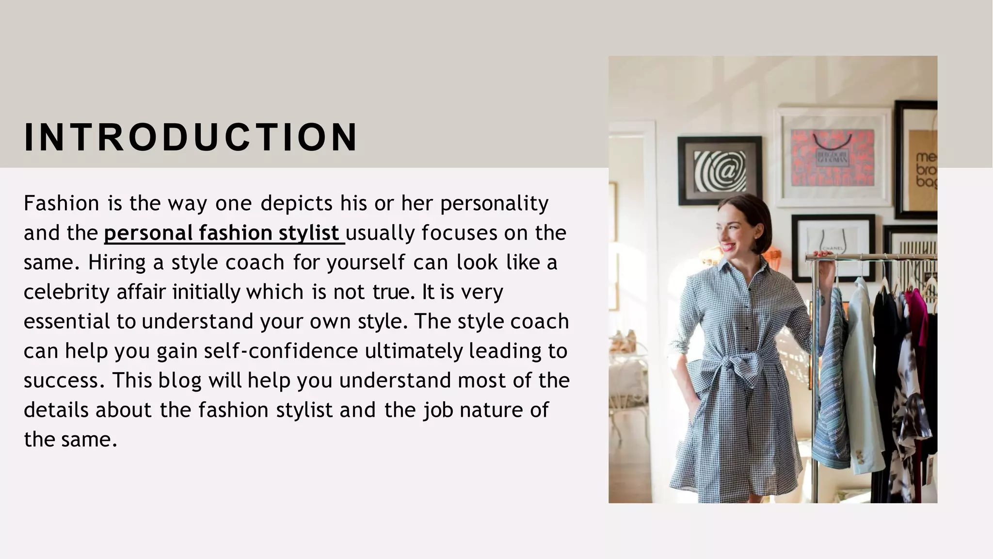 What Is a Fashion Stylist? | PPTX