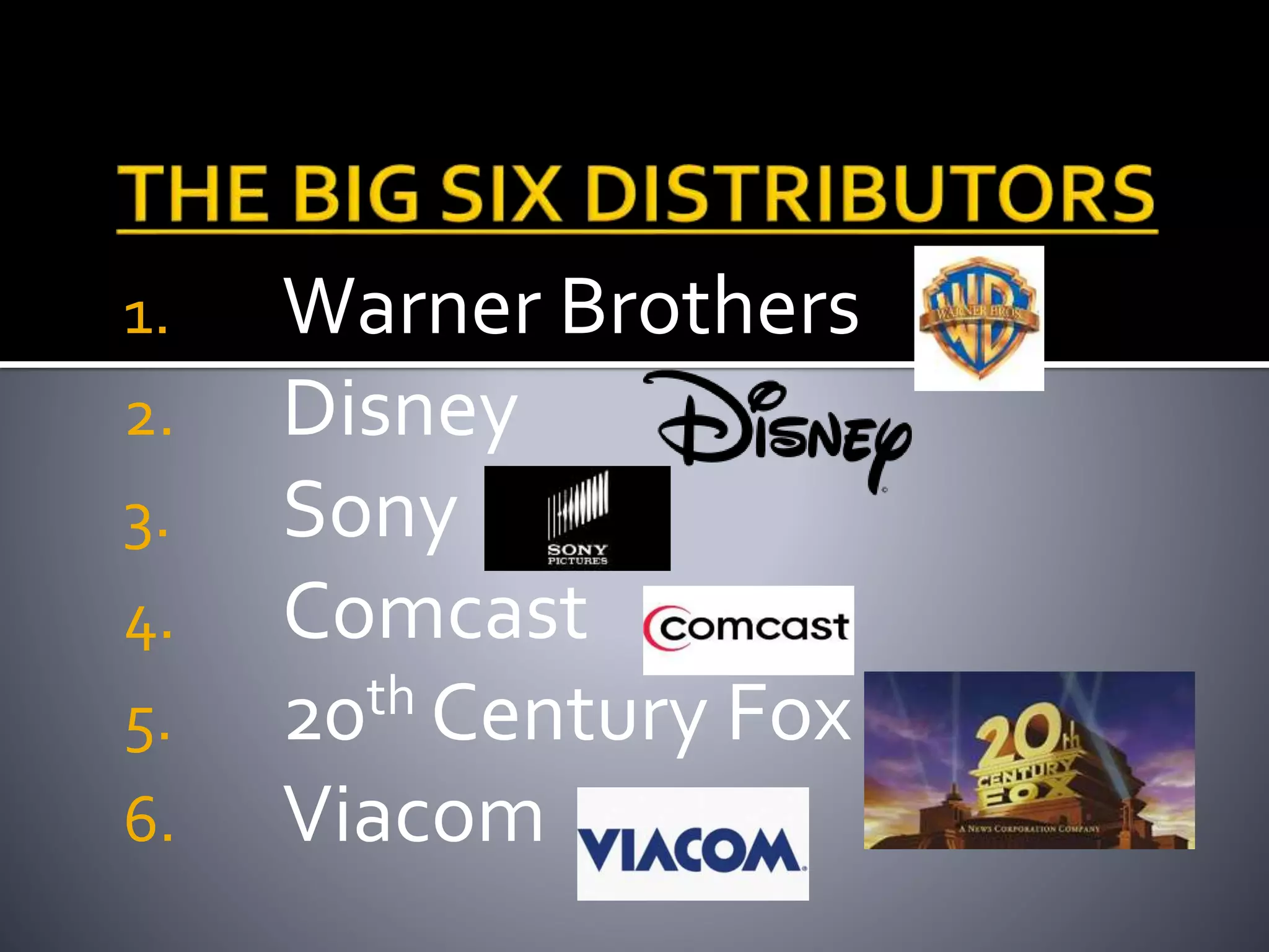 What is a film distributor & what do? | PPTX