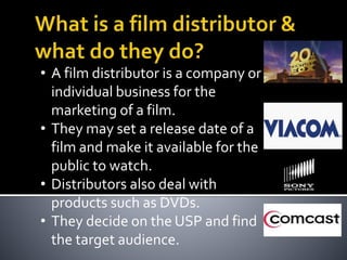 What is a film distributor & what do? | PPT