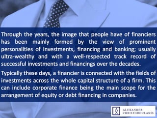 What is a Financier? | PDF