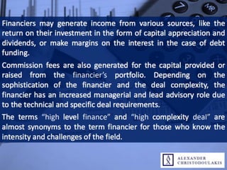 What is a Financier? | PDF