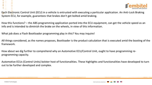 Understanding Flash Bootloader Software and Automotive ECU ...