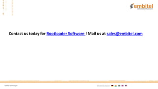 Understanding Flash Bootloader Software and Automotive ECU Reprogramming | PPTX