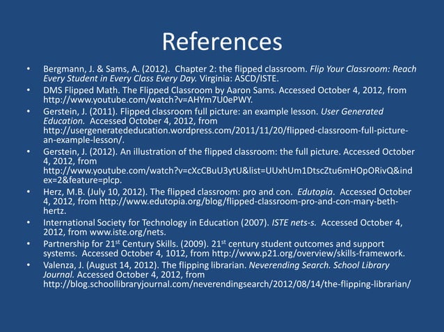 What is a flipped classroom?