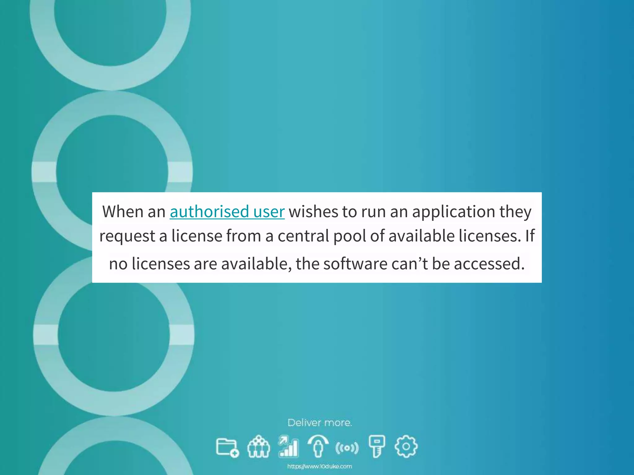 What is a floating software license | PPTX