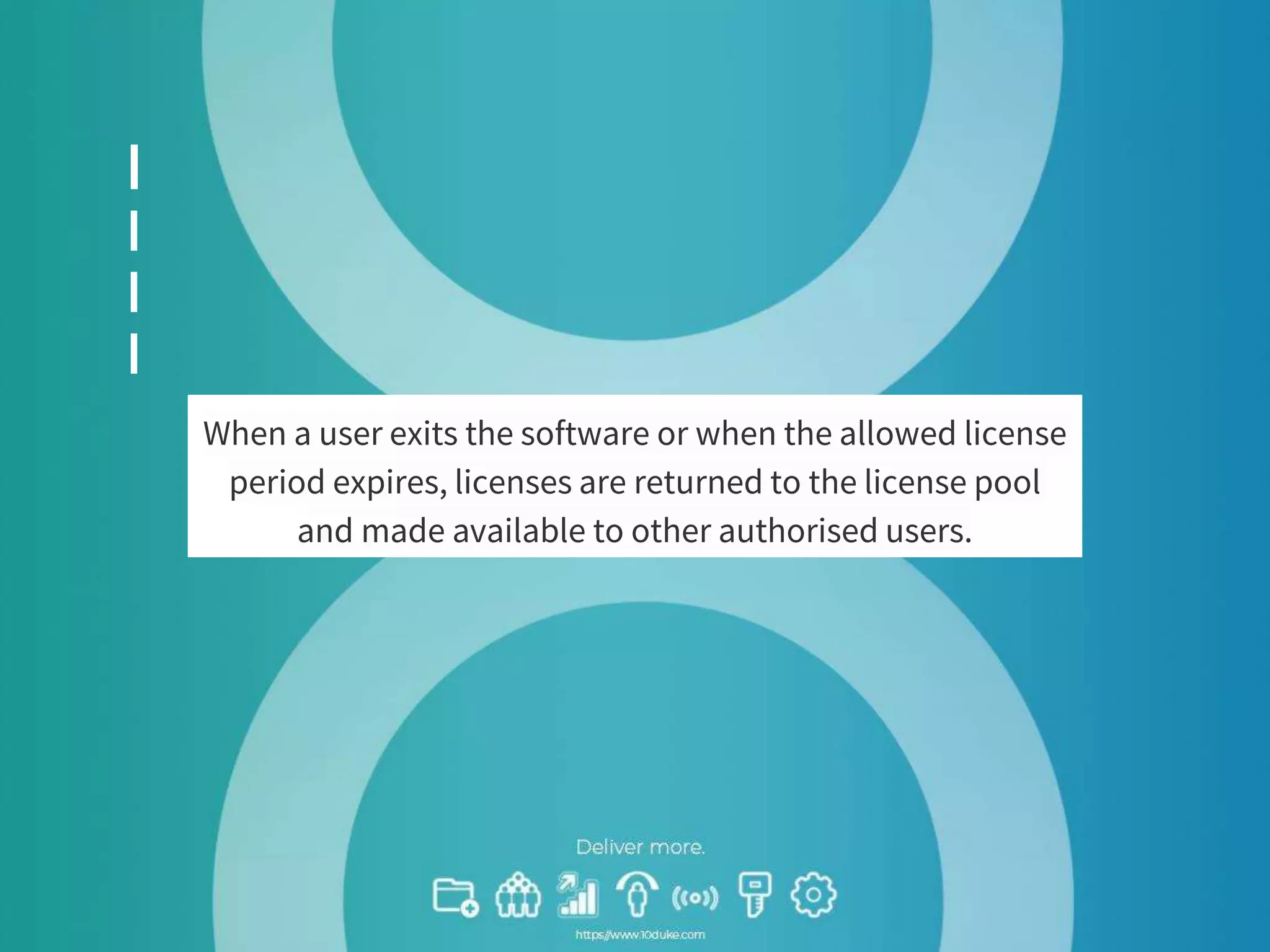 What is a floating software license | PPTX | Operating Systems | Computer Software and Applications