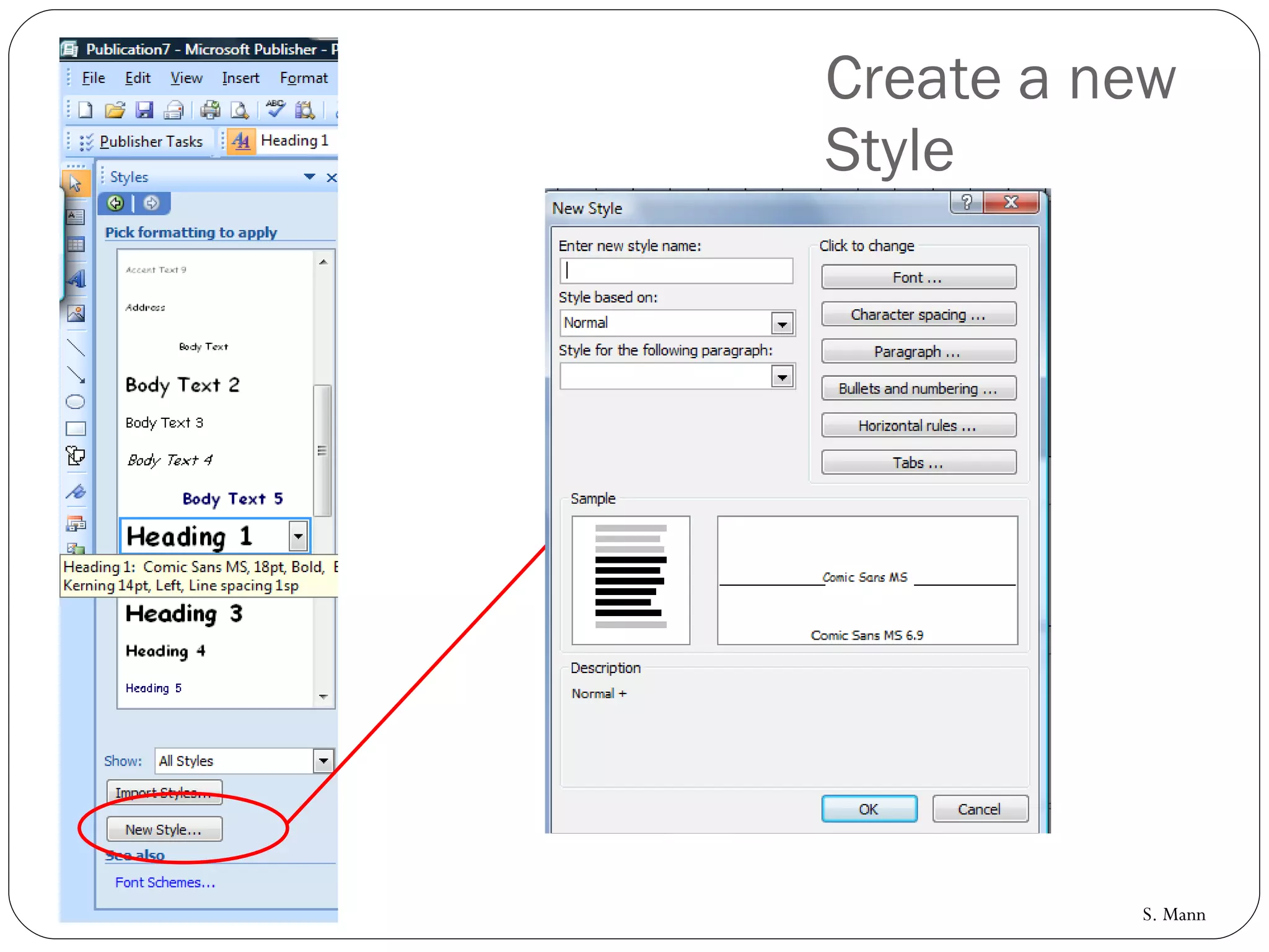 What Is A Font Style in Publisher 2007 | PPT