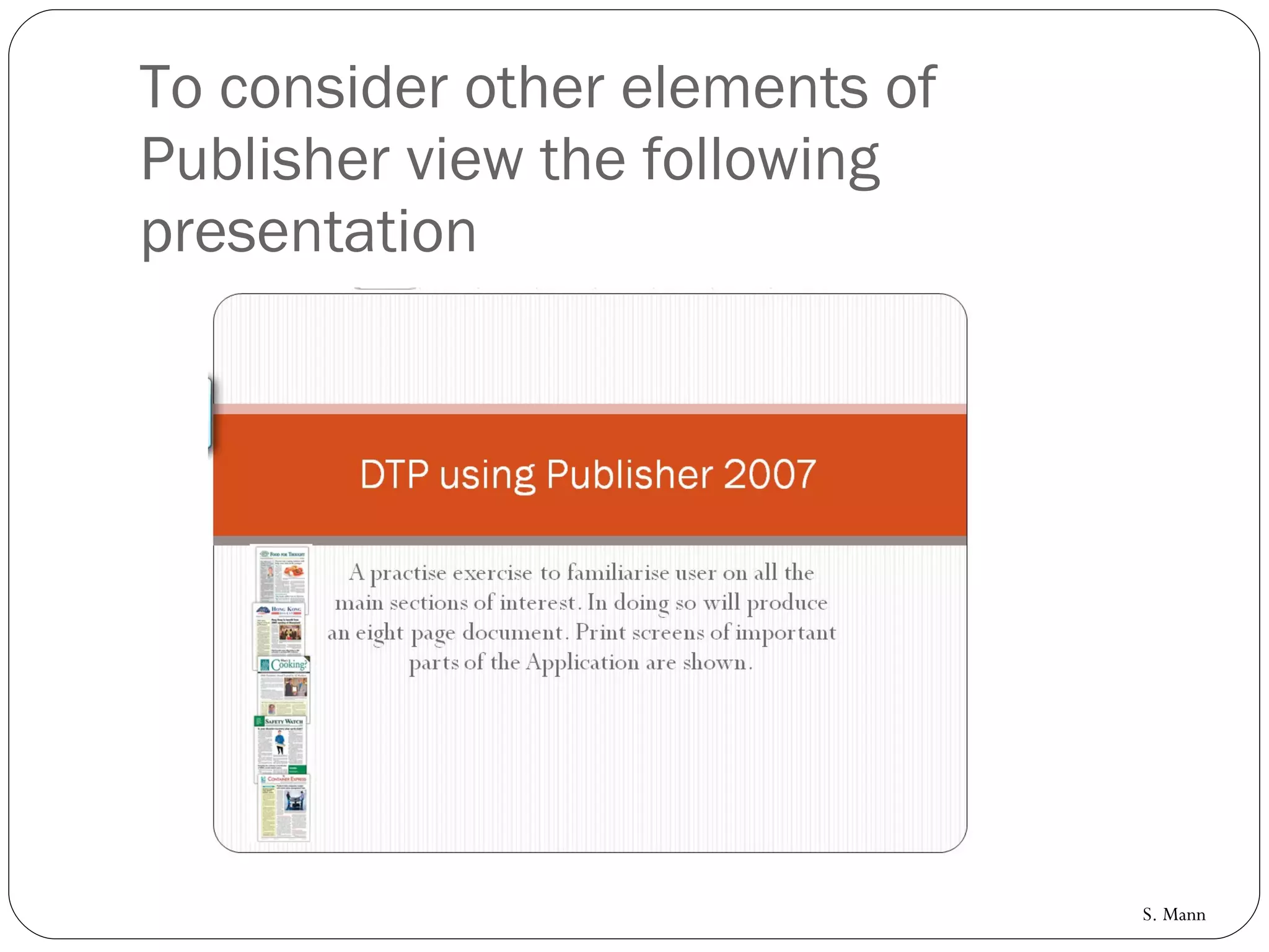 What Is A Font Style in Publisher 2007 | PPT