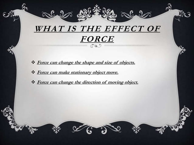What is a force | PPTX