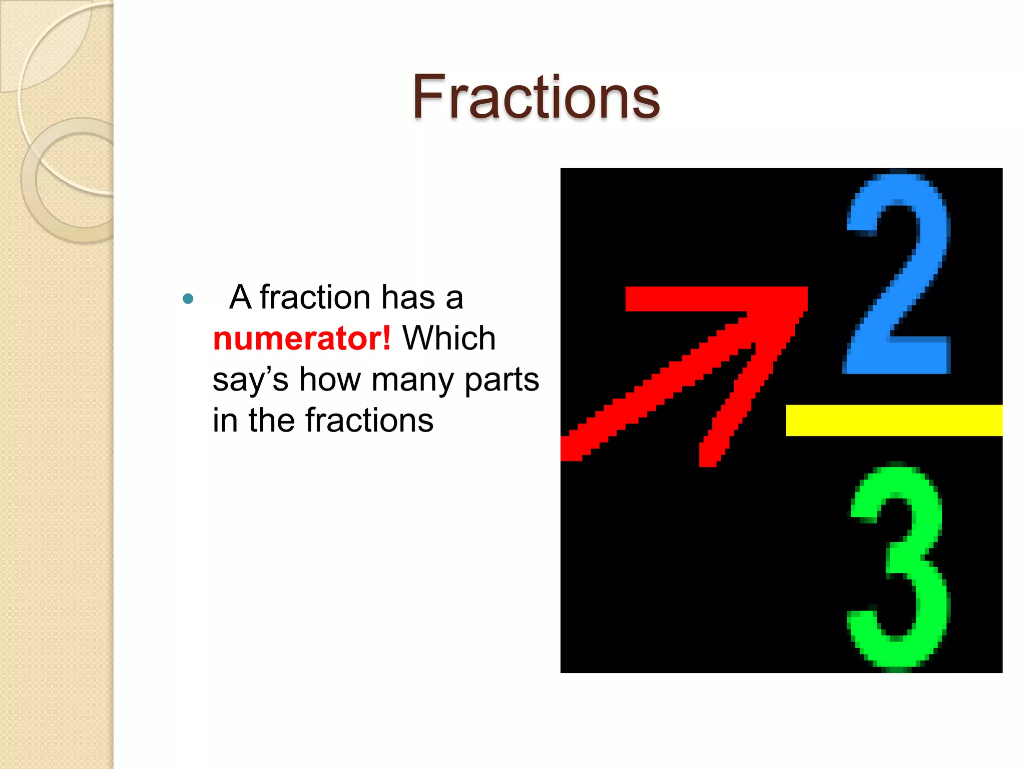 What is a fraction | PPT
