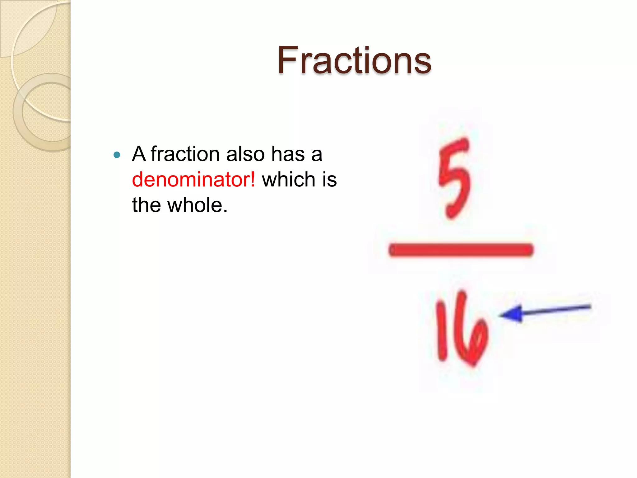 What is a fraction | PPT