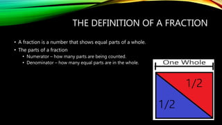 What is a fraction | PPT