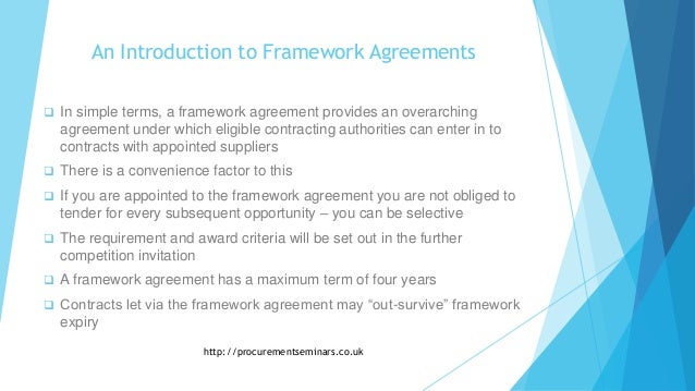 What is a Framework Agreement