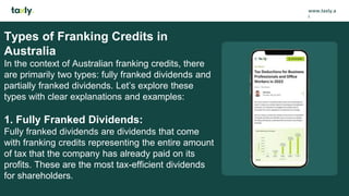 What is a Franking Credit and How Does it Impact Your Tax Return_.pptx