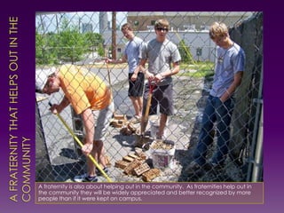 What Is A Fraternity About | PPTX