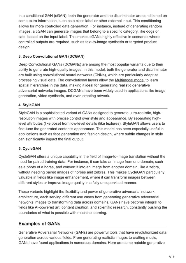 What is a GAN Generative Adversarial Networks Guide.pdf | Free Download