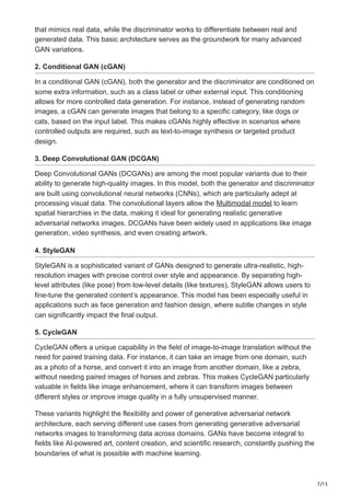 What is a GAN Generative Adversarial Networks Guide.pdf | Free Download