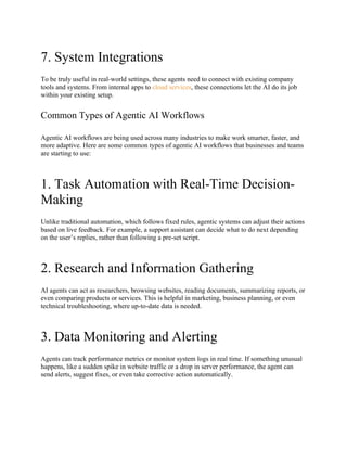 How Does an Agentic AI Workflow Work? Here is Detail | DOCX