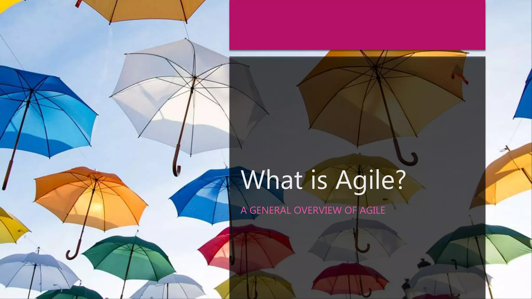 What is agile? | PPTX