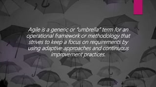 What is agile? | PPTX
