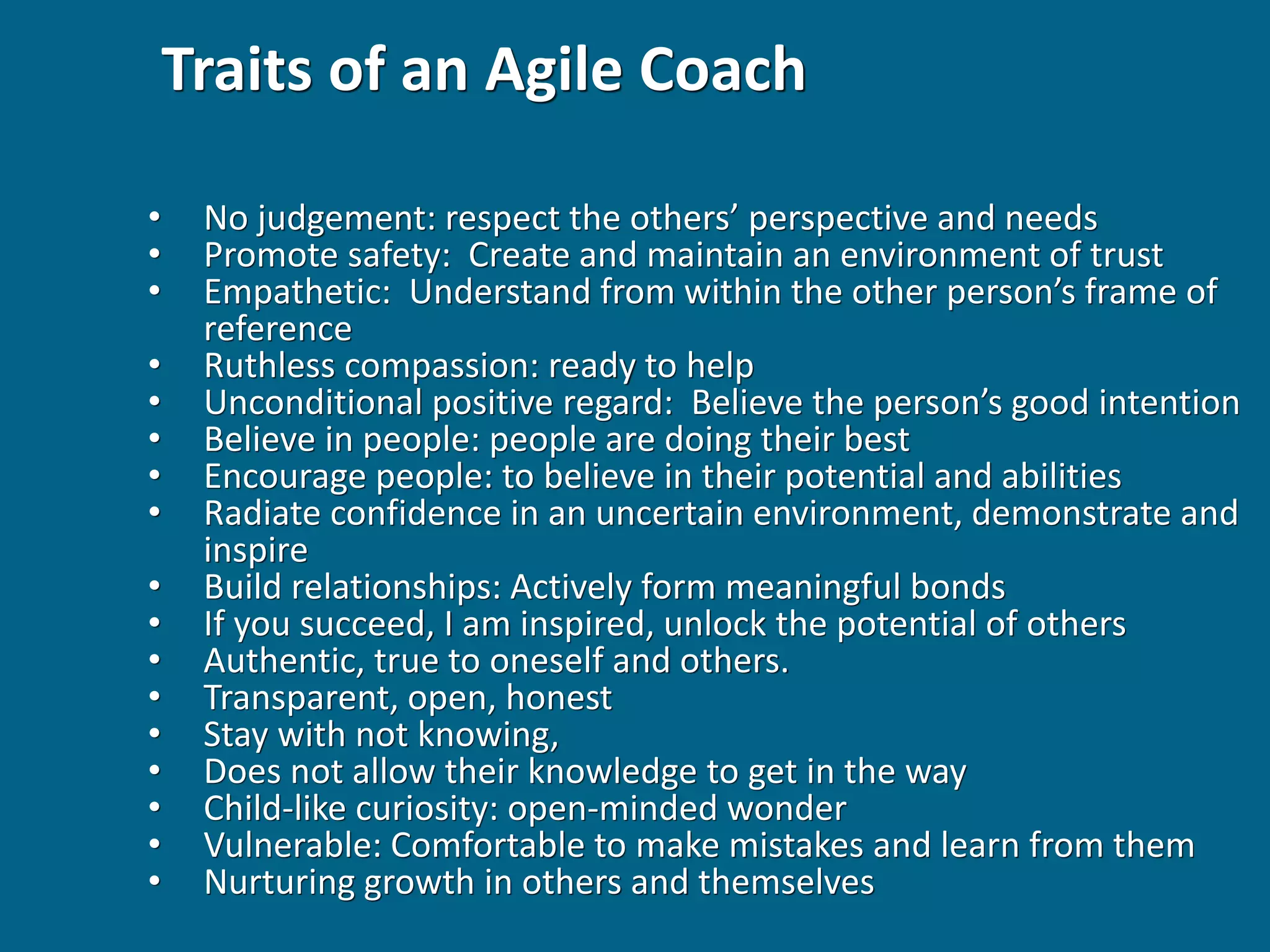 What is agile coaching | PPTX
