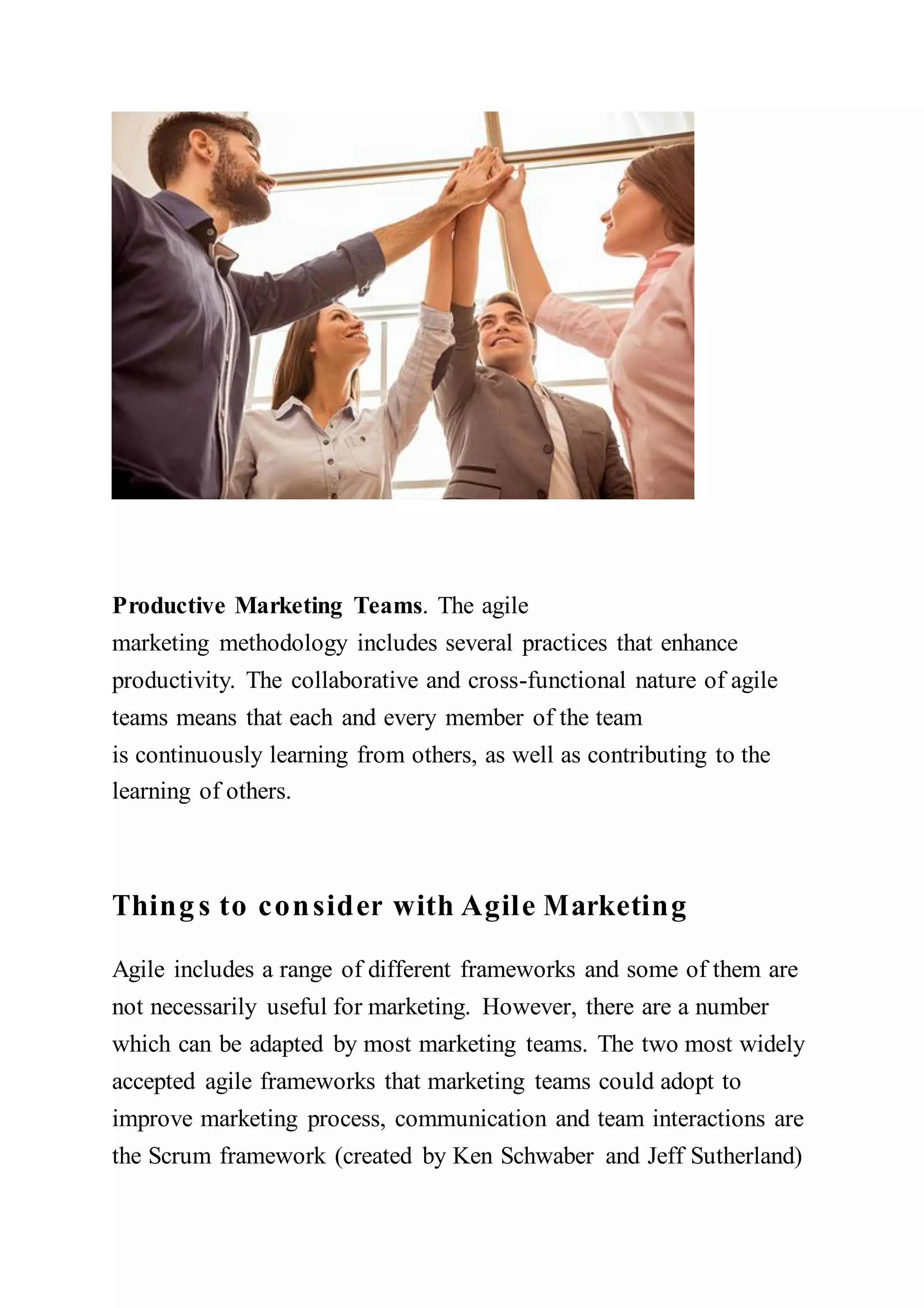 What is agile marketing? | PDF | Marketing and Advertising | Business